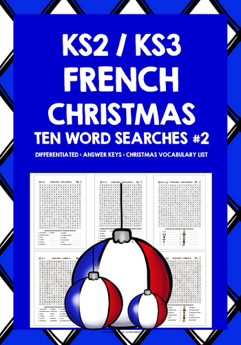 FRENCH CHRISTMAS WORD SEARCHES #2 | Teaching Resources