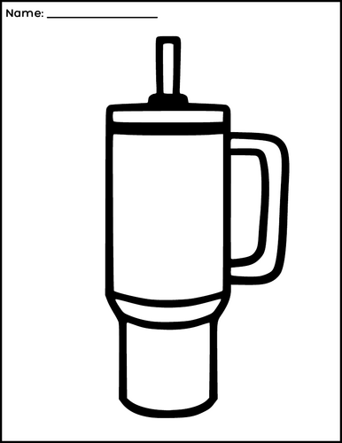 Free craft art project Winter Mug Template Design Coffee Cup blank ...