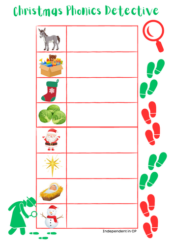 Christmas phase 5 phonics hunt | Teaching Resources