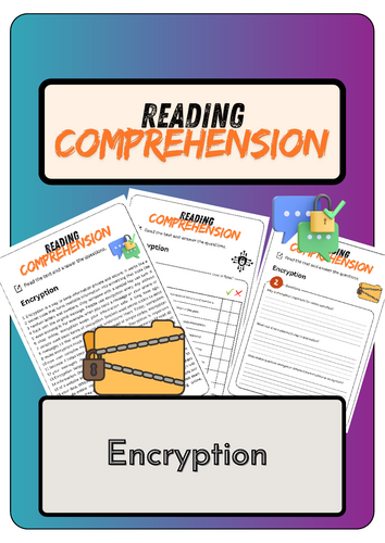 Reading Comprehension Encryption Solutions Teaching Resources