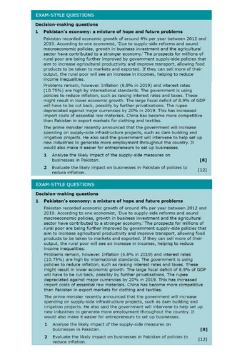 External Influences CIE Cambridge International | Teaching Resources