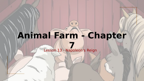 Full KS3 SOW: Animal Farm | Teaching Resources
