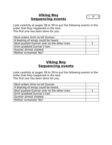 Viking Boy by Tony Bradnam English unit resource | Teaching Resources
