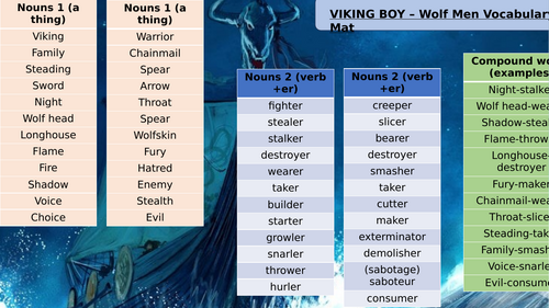 Viking Boy by Tony Bradnam English unit resource | Teaching Resources