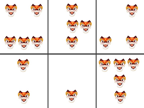 Chinese New Year of the Snake 2025 Subitising Game | Teaching Resources