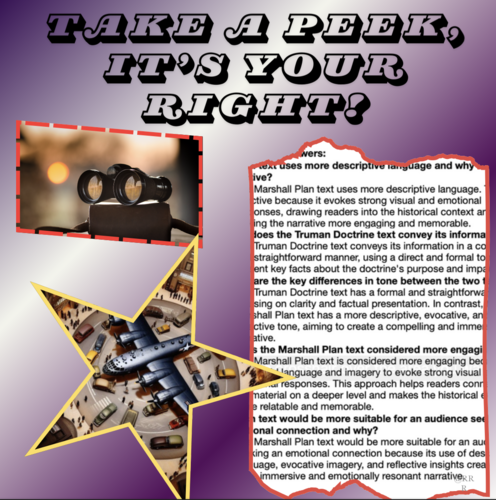 GCSE & IGCSE English: Compare & Contrast: The Truman Doctrine vs. The ...