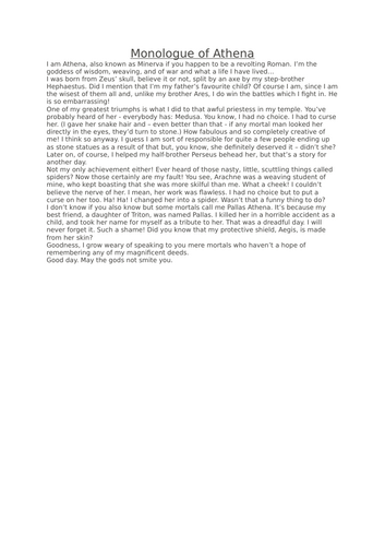 Myths and legends writing unit | Teaching Resources