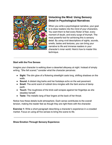 GCSE, English Language: Narrative Writing - Visual Storyboards, Model ...