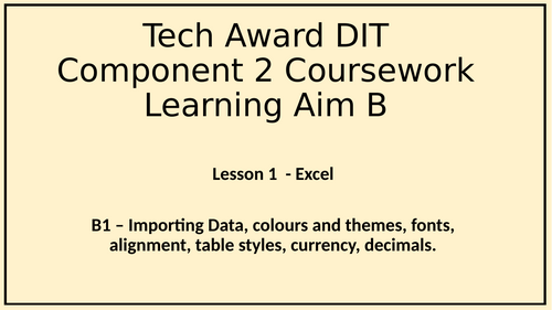 DIT Component 2 2022 Task 2 | Teaching Resources