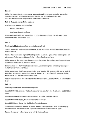 DIT Component 2 2022 Task 2 | Teaching Resources