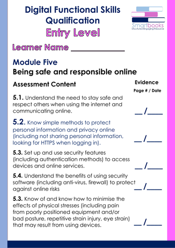 Digital Functional Skills - Module 5 - Online Safety - Unit 5.2 ...
