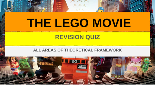 The Lego Movie Revision Quiz OCR Media GCSE | Teaching Resources