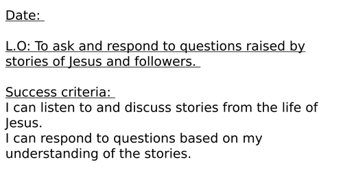 RE unit of work- Why was Jesus important to Christians? | Teaching ...