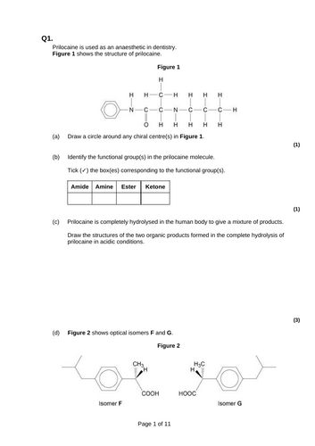A Level Chemistry - Biochemistry, Proteins, DNA, Enzymes Lesson Bundle ...