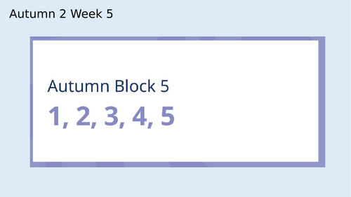 Reception Maths Autumn Composition of Numbers to Five | Teaching Resources