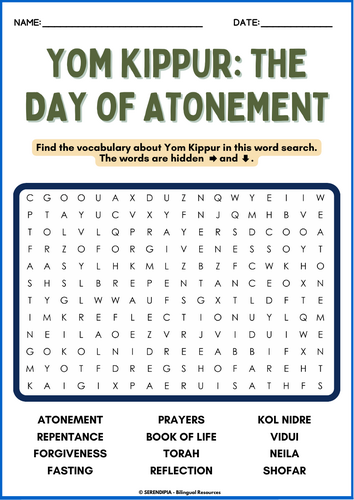 Yom Kippur: History & Traditions | READING + WRITING PROMPTS | Jewish ...