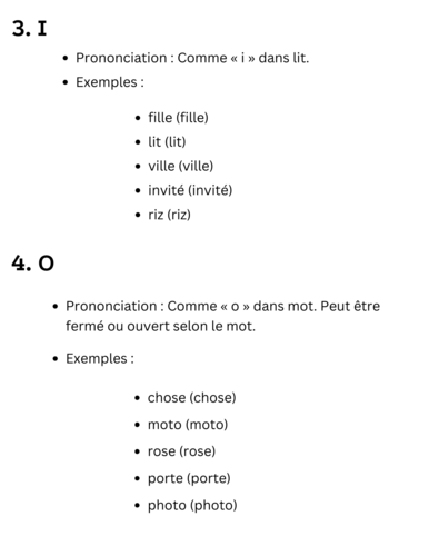 Les Voyelles en Français - 7 vowels in french with examples | Teaching ...