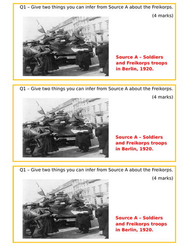 Threats to Weimar | Teaching Resources