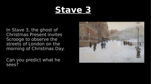 Stave 3 Christmas Morning | Teaching Resources