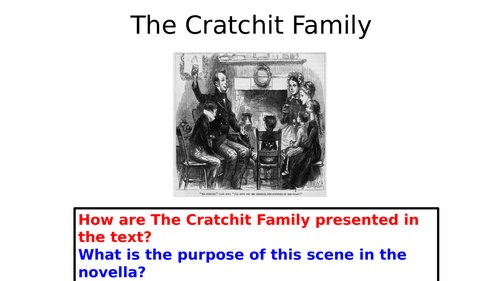 Cratchit Family | Teaching Resources