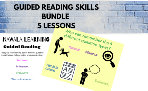 Guided Reading Skills Bundles (5 lessons - teacher made) | Teaching Resources