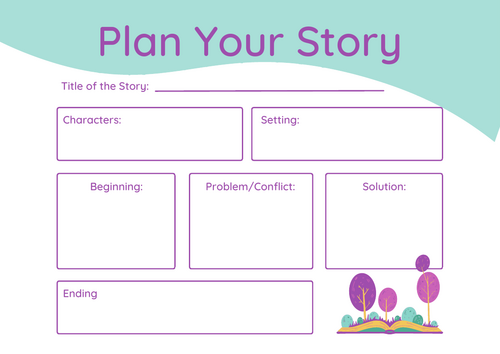 Narrative Writing Plan- Story writing plan editable | Teaching Resources