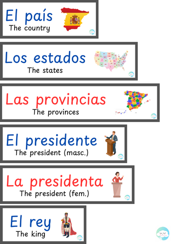 Politics (flashcards with translations) - Key Words (Spanish) (GCSE ...