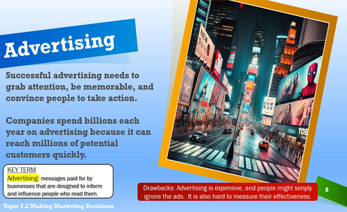 Edexcel GCSE Business - Promotion | Teaching Resources