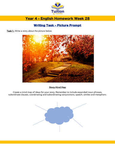 28. Year 4 - Creative Writing & Spelling | Teaching Resources