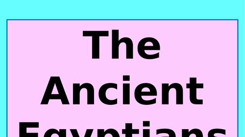 KS2 Ancient Egyptian Primary and Secondary Sources | Teaching Resources