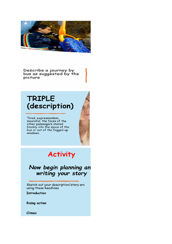 Creative Writing - Complete Lesson - Dyslexic Friendly | Teaching Resources