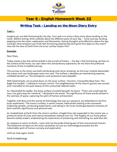 22. Year 6 - Creative Writing & Spelling | Teaching Resources