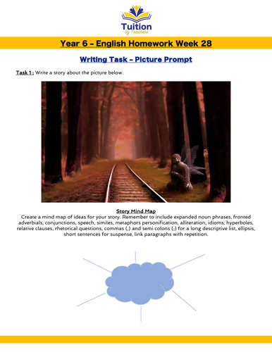 28. Year 6 - Creative Writing & Spelling | Teaching Resources