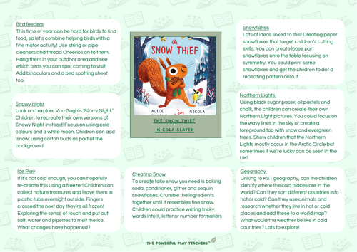 Book talk: The snow thief | Teaching Resources