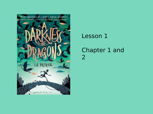 A Darkness of Dragons Chapters 1 and 2 Guided Reading lesson | Teaching ...