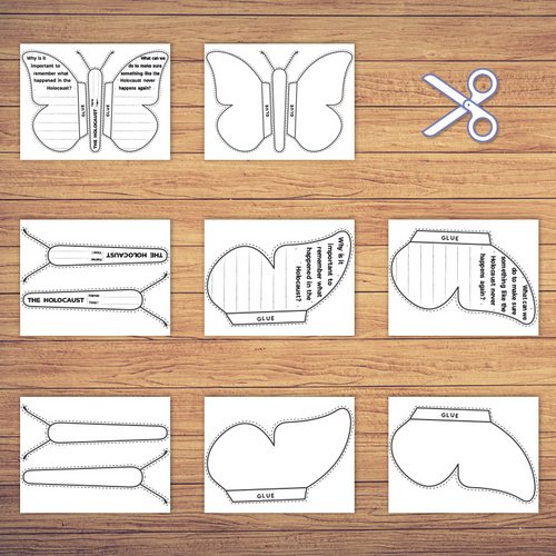 The Holocaust Remembrance Craft: Monarch Butterfly Activity for ...