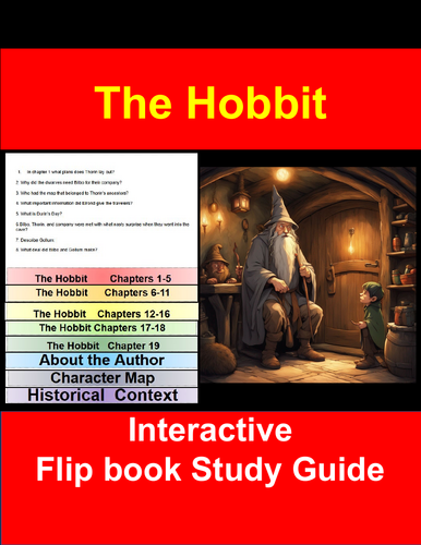 The Hobbit : Flipbook Study Guide | Teaching Resources