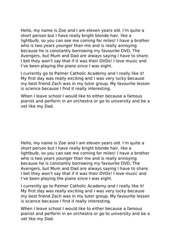 Year 7 Transition Mini SOW | Teaching Resources