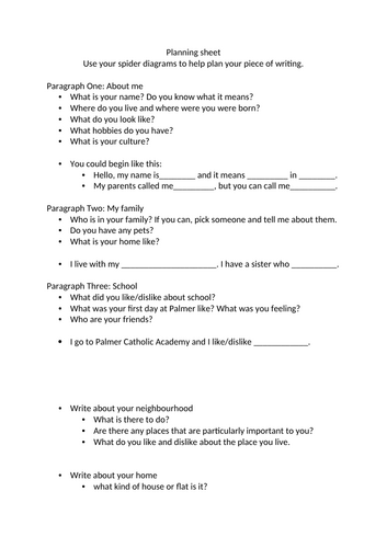 Year 7 Transition Mini SOW | Teaching Resources