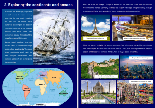 Y2 Geography Teacher / Pupil Booklet - Our World: Planet Earth ...