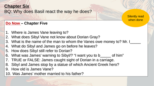 The Picture of Dorian Gray Full Scheme of Work for KS3 | Teaching Resources