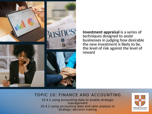 CAIE 9609 A-Level Business Studies Topic 10 | Teaching Resources