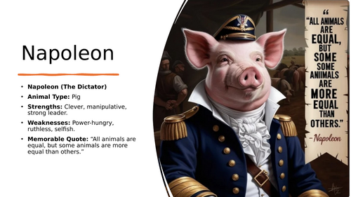 Animal Farm Character References | Teaching Resources