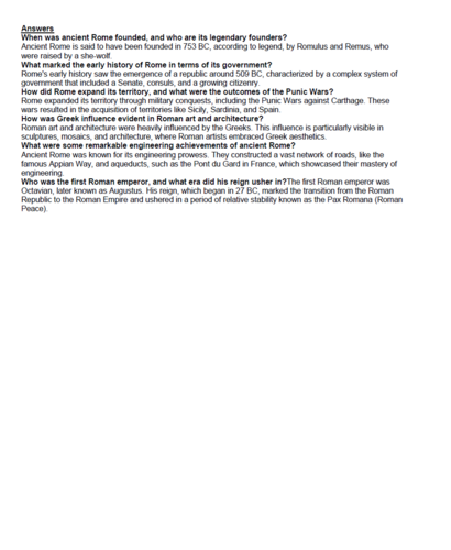 Ancient Rome Worksheet Packet (82 Total Assignments) | Teaching Resources