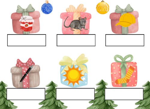 Christmas Set 1 RWInc Writing Activity | Teaching Resources