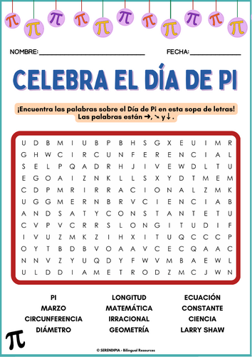 Historia del Día de Pi | ACTIVIDADES LECTURA & ESCRITURA | Pi Day ...