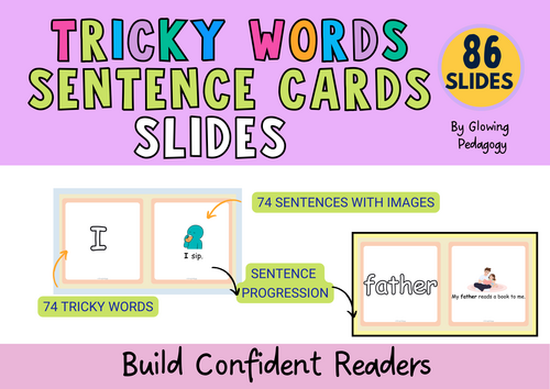 Tricky Words Flashcards and Sentence Cards Printables for KS1 ...