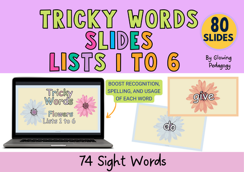 Tricky Words Flowers Display for Year 1 – Fun Phonics Activities for ...