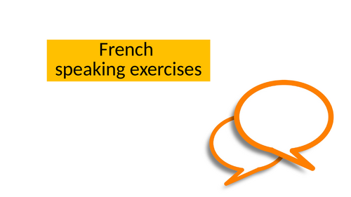 French speaking exercises | Teaching Resources