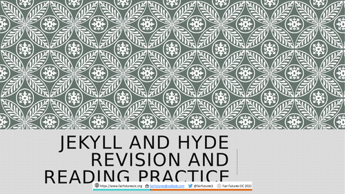 Jekyll and Hyde - revision and reading practice | Teaching Resources